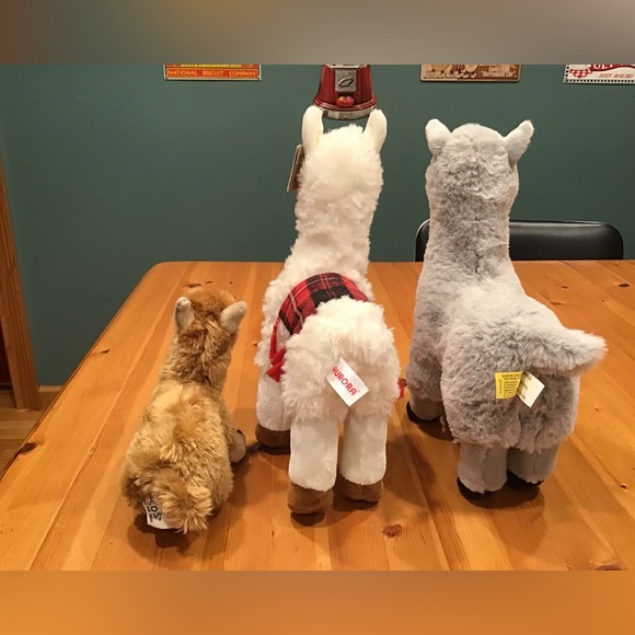 Toys | Alpaca Family Plush Lot Of 3 Aurora Miyoni Save Our Space | Poshmark